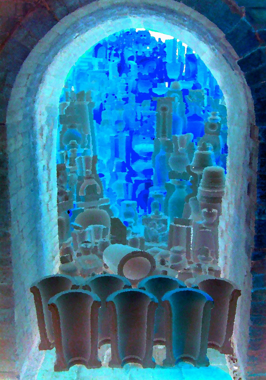 Türkise Vasen – Das Manufakturen-Blog-PopArt-Projekt